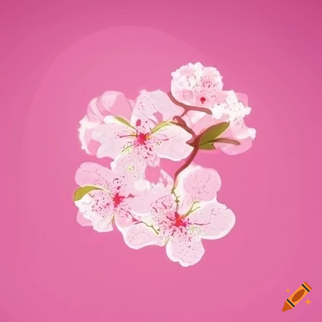 Sakura branch community logo on Craiyon