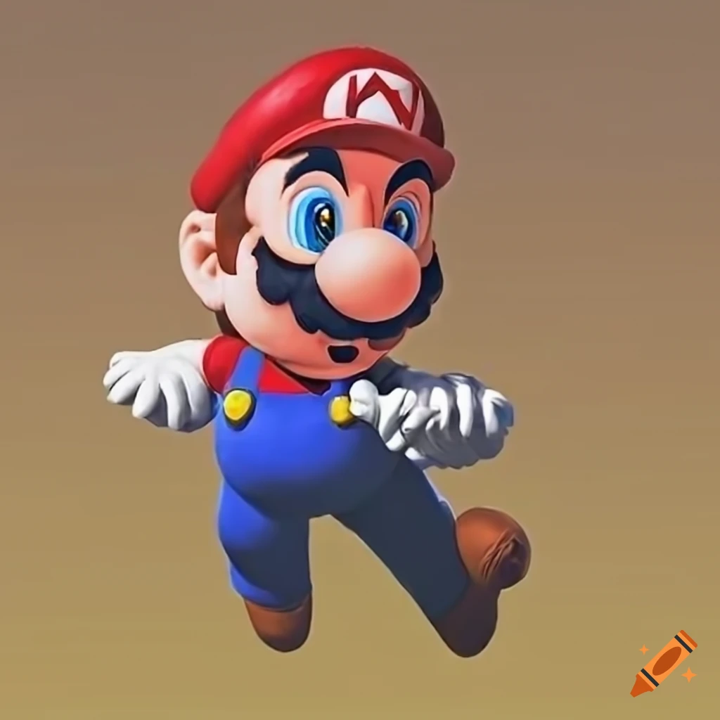 Mario character on Craiyon