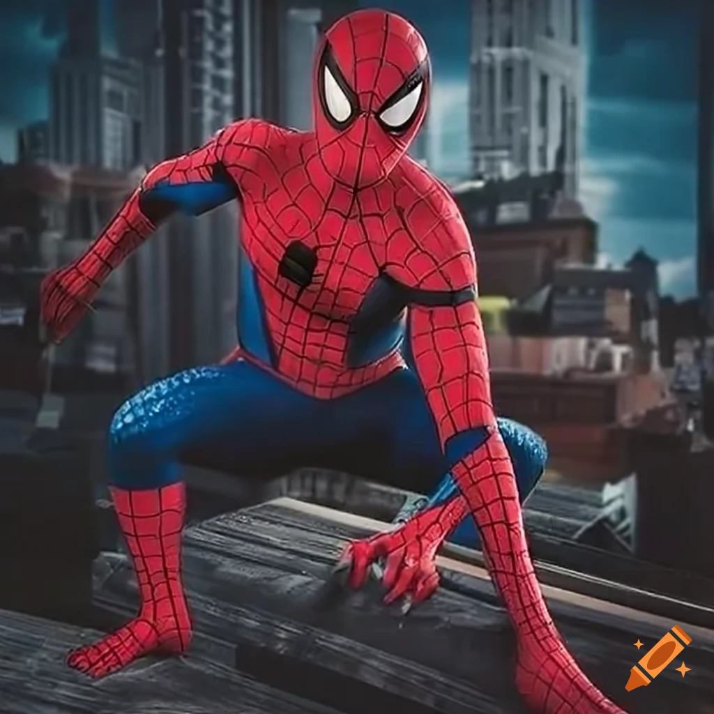 Spider-man character on Craiyon