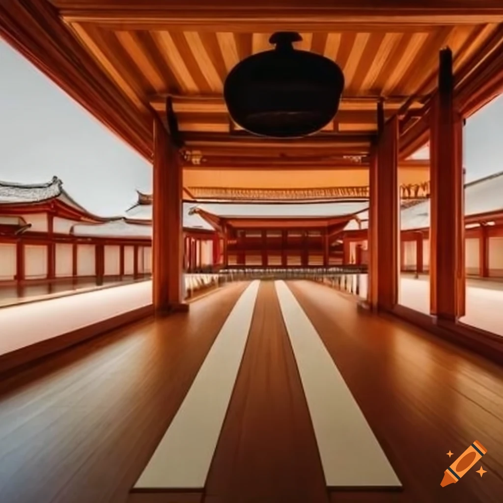 Traditional Japanese pavilion with impressive decor and modern touch on ...