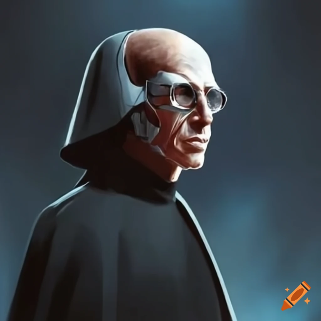 Larry david depicted as a sith lord on Craiyon