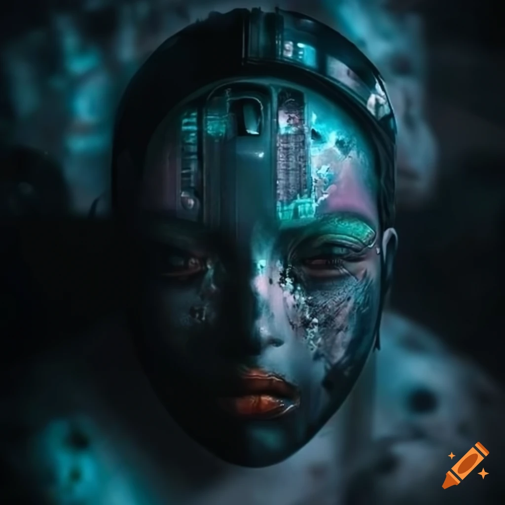 The Eternal Light, Cosmic Architect, Supreme Being in dark cyberpunk ...