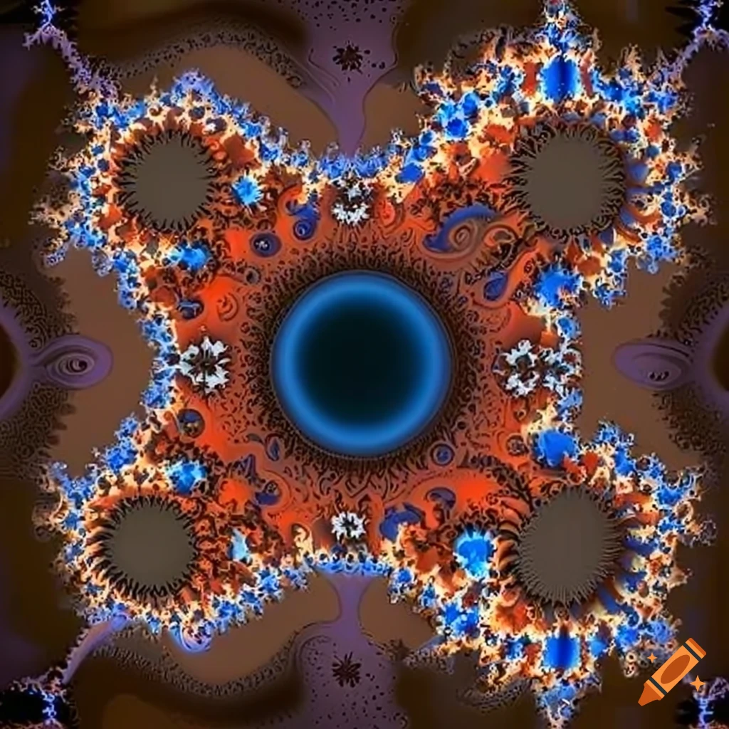 Mandelbrot fractal pattern on Craiyon