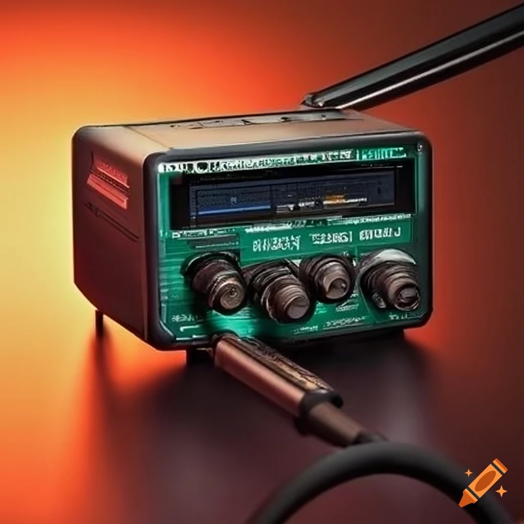 Hf transceiver base station for ham radio communication on Craiyon