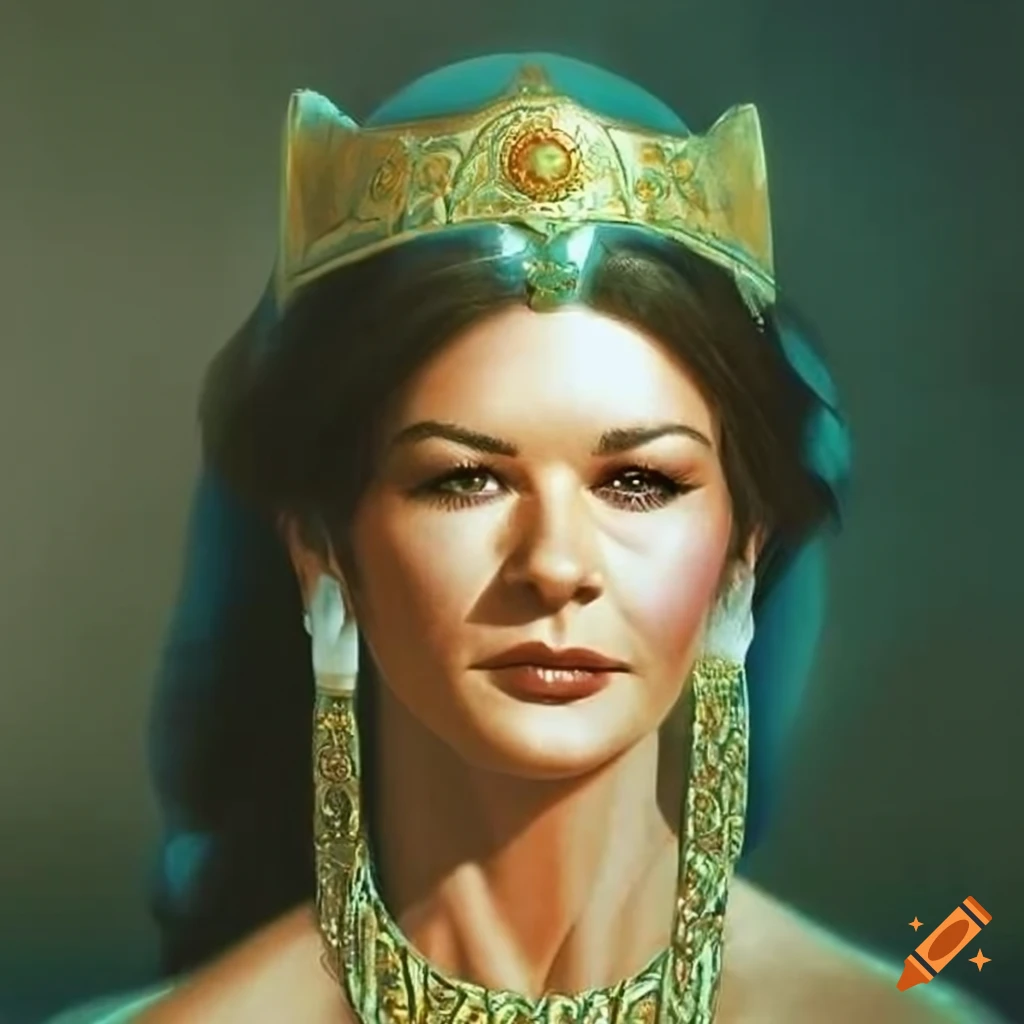 Welsh beauty catherine zeta-jones as queen esther in stunning persian ...