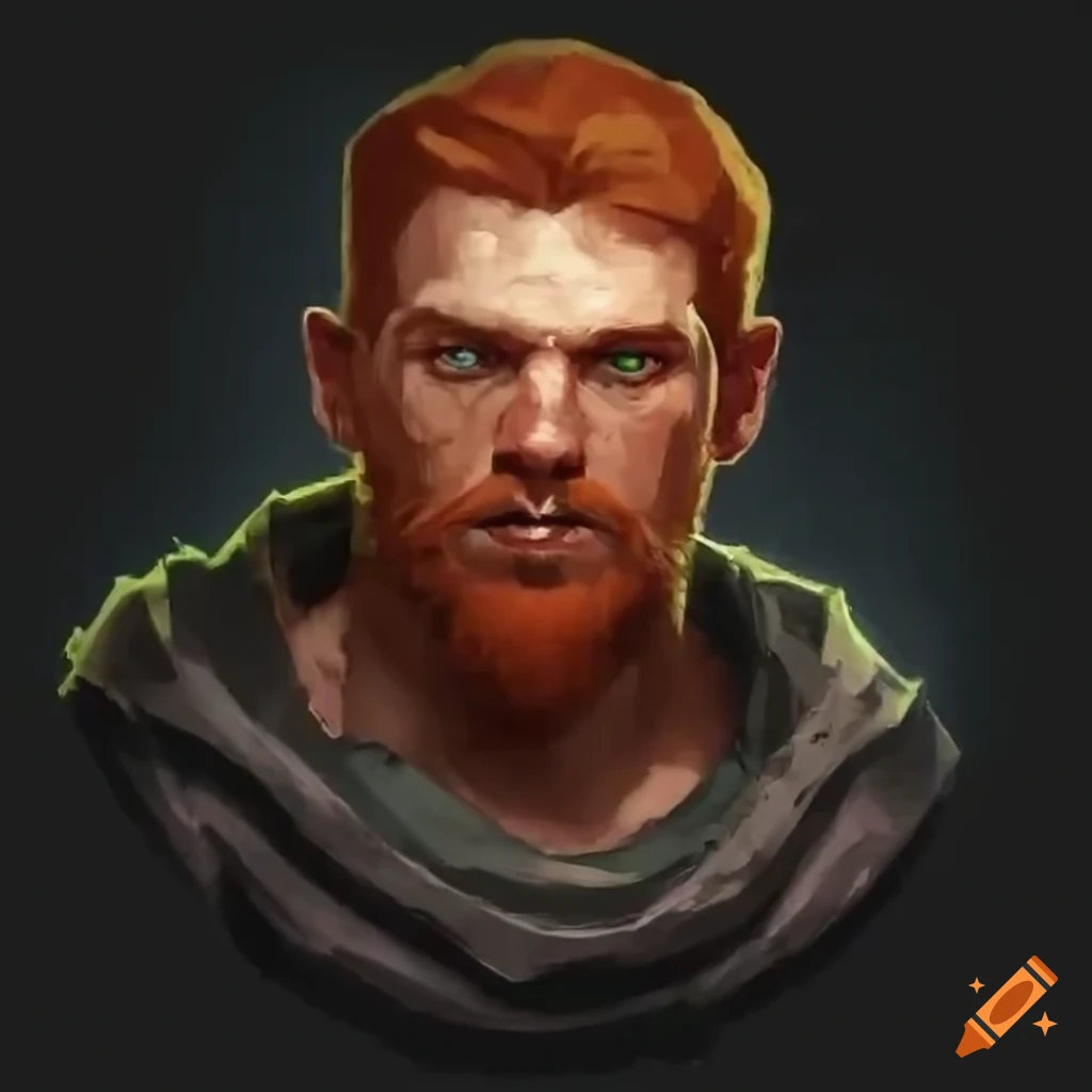 Young male ginger brawler mage with magical abilities in Warhammer ...