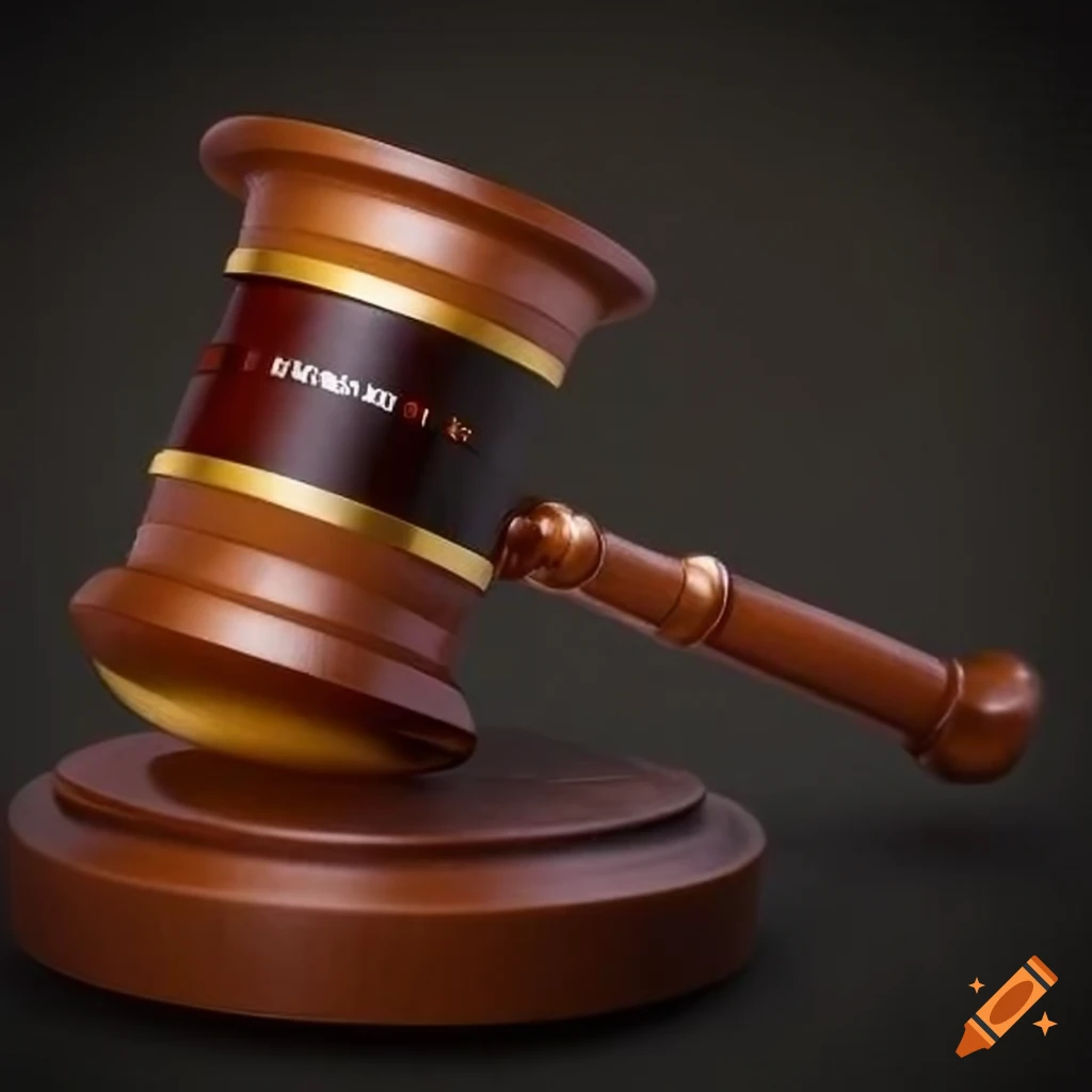 Judges gavel on Craiyon