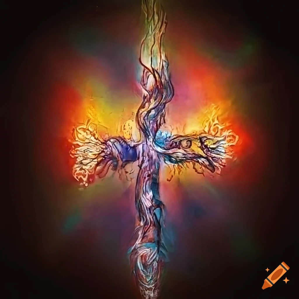 Artistic representation of a vision of the future inspired by Christian ...