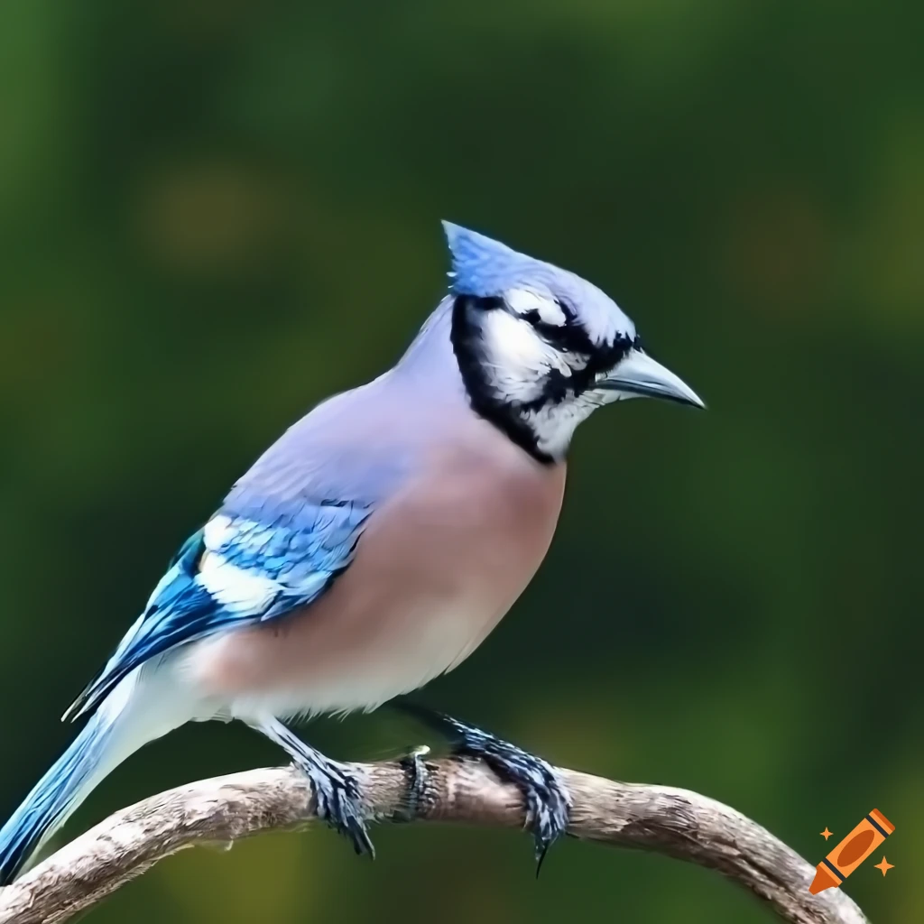 Bluejay bird on Craiyon