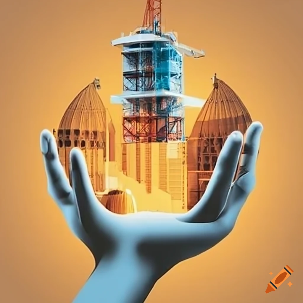 Research and development innovation in the construction industry on Craiyon