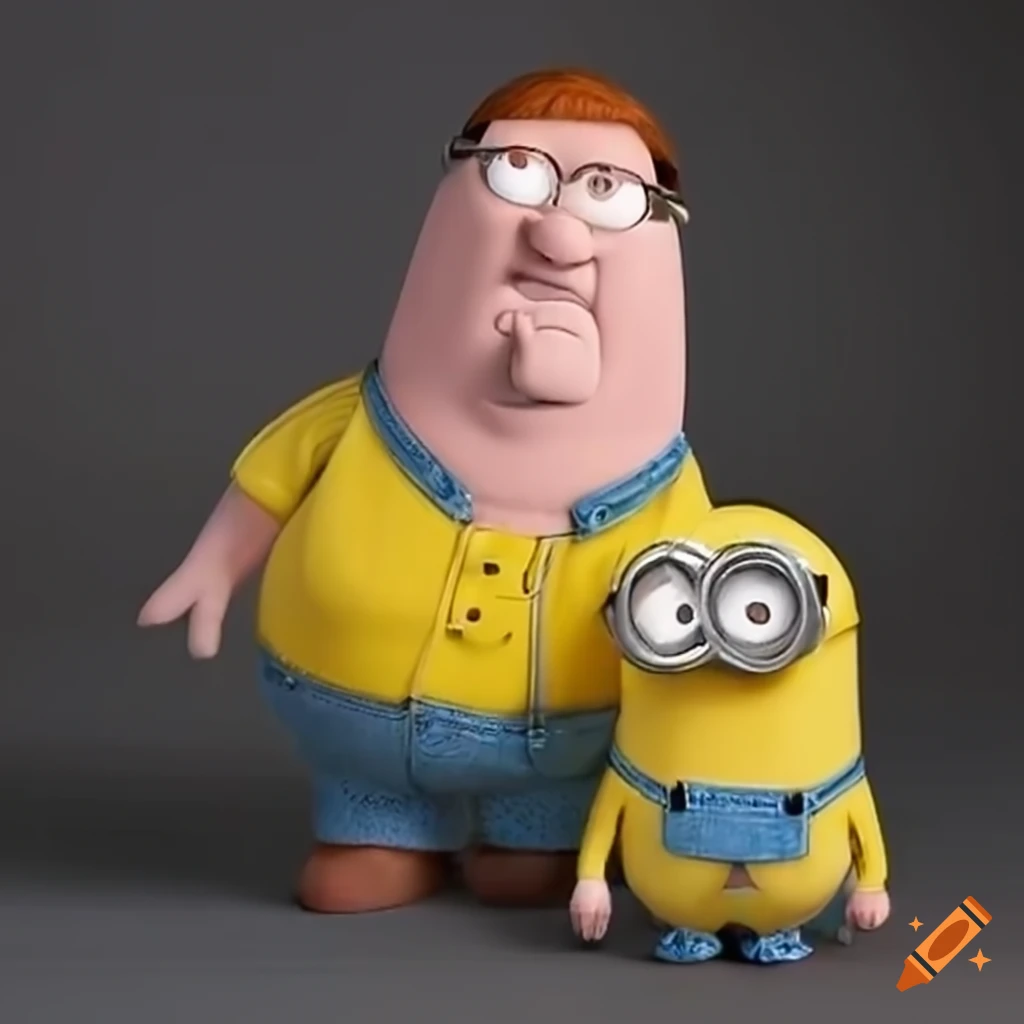 Peter griffin and the minions on Craiyon