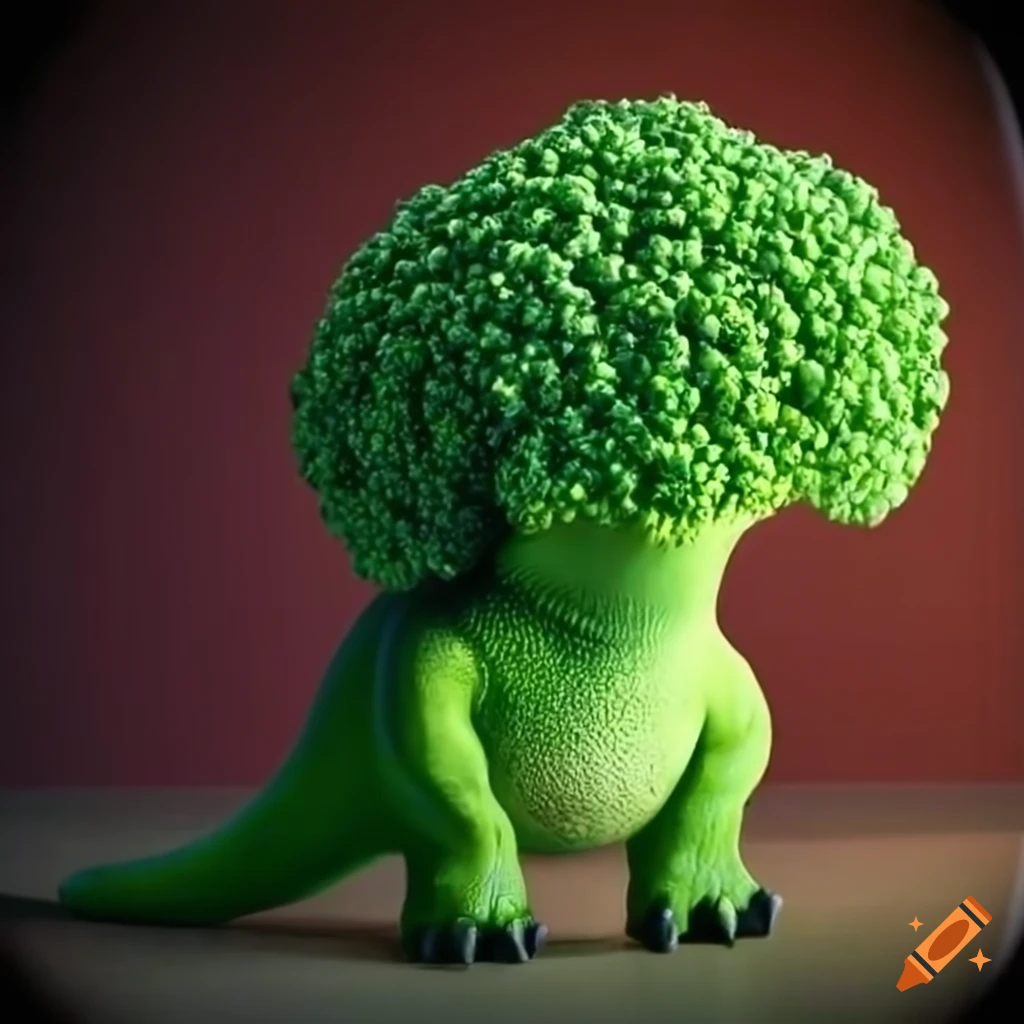 Broccoli dinosaur on Craiyon