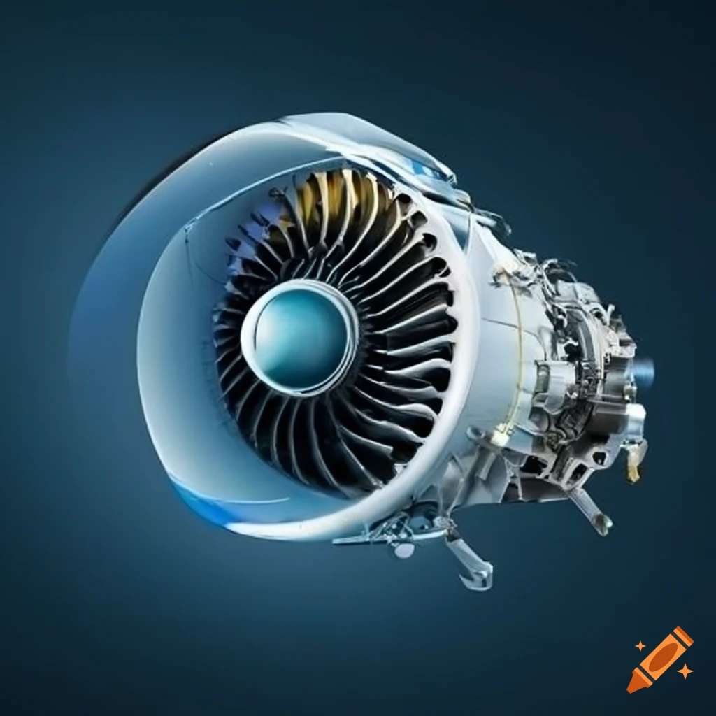 Safran aircraft engines with electric motor hybridization on Craiyon