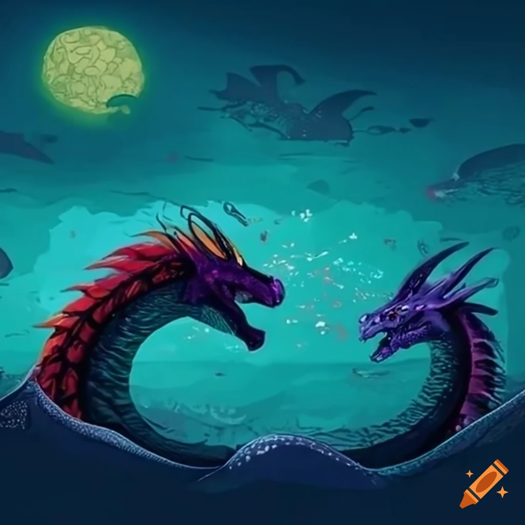 Two dragons sailing through a hurricane and falling in love on an ...