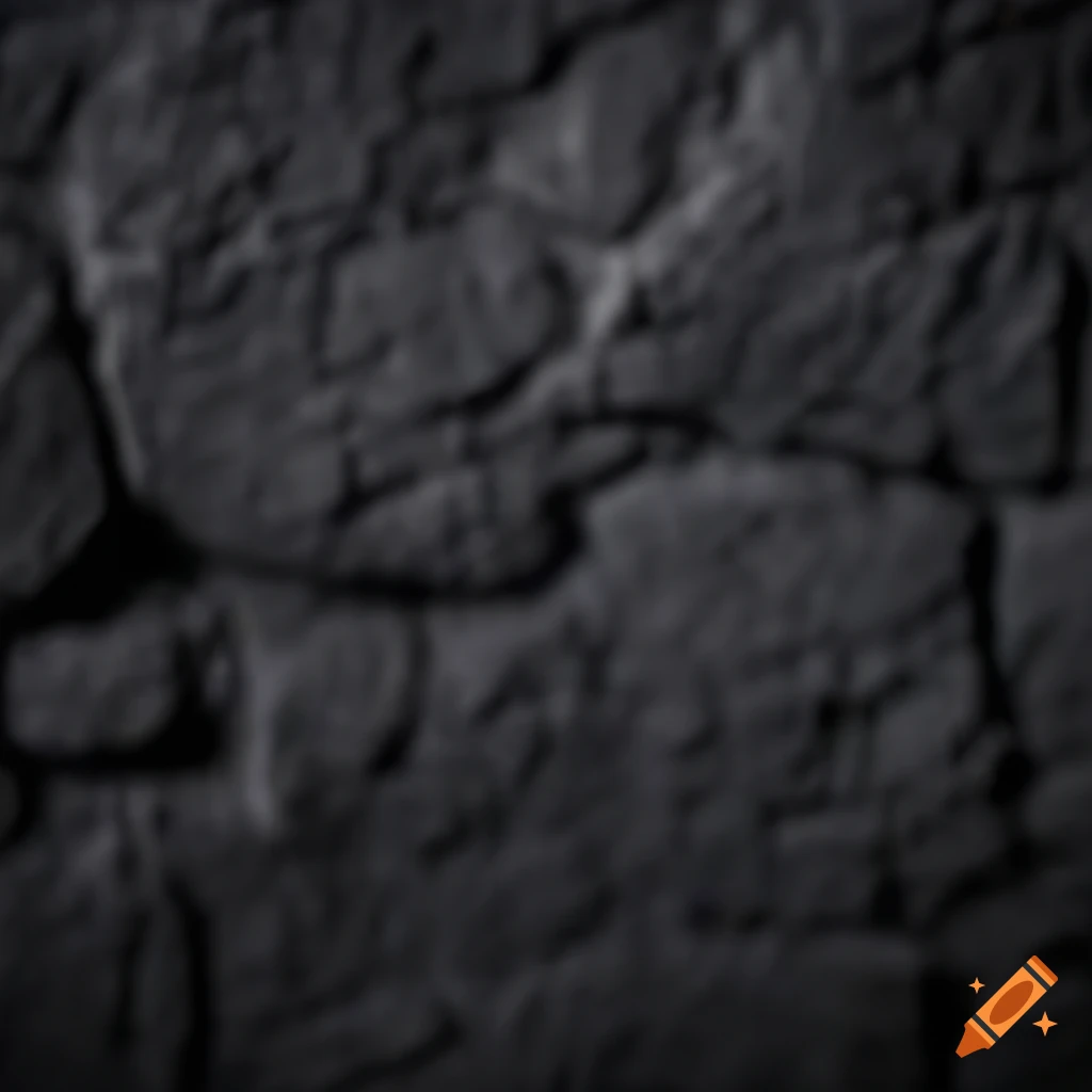 Smooth dark rock wall texture on Craiyon