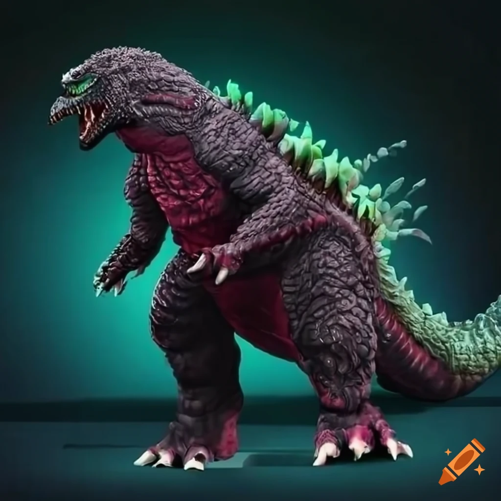 Hyper-realistic depiction of an armored Godzilla by Legendary Pictures ...