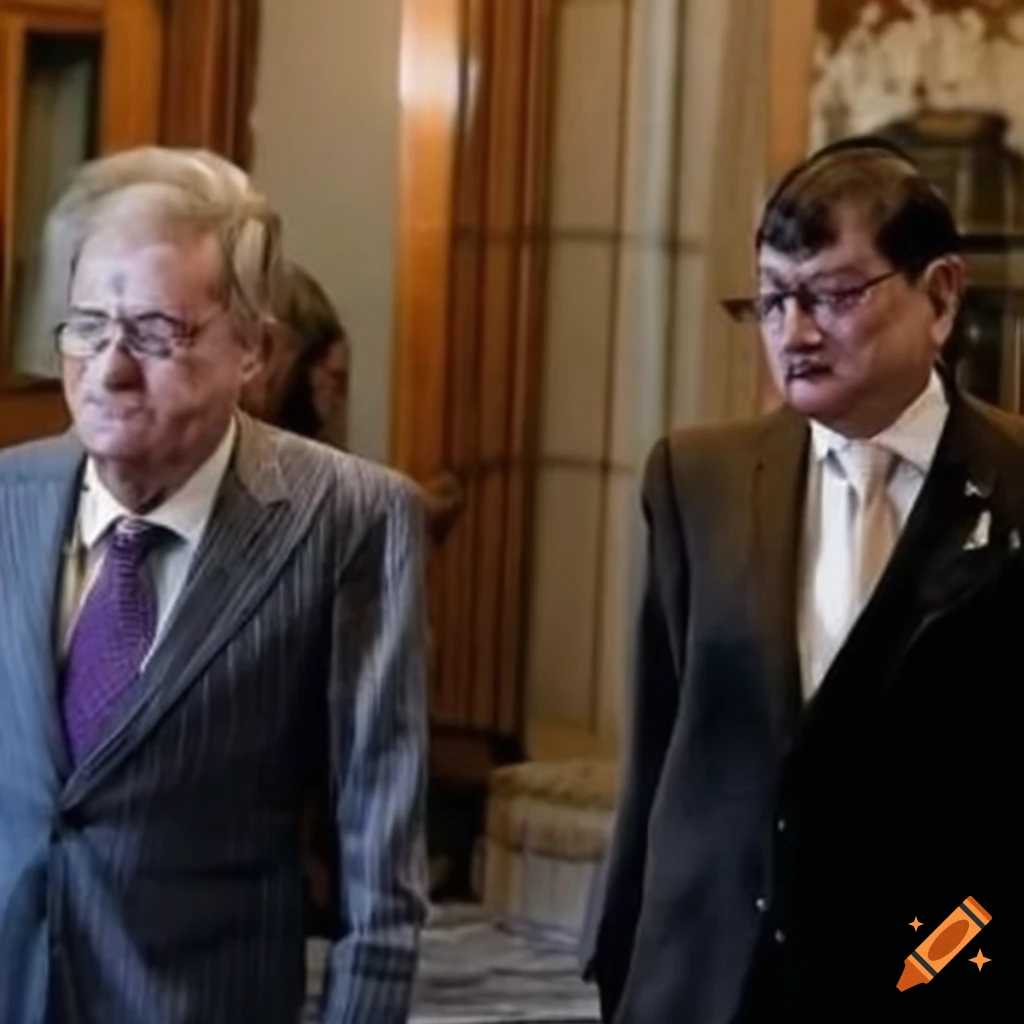 Artistic representation of corruption and power on Craiyon