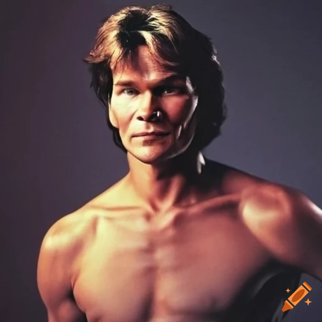 Photo of dancer and actor patrick swayze on Craiyon