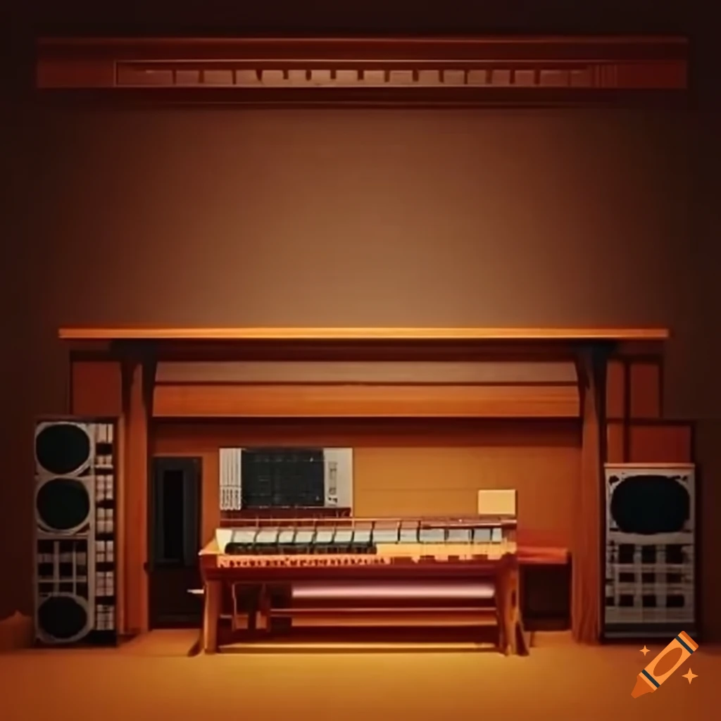 Japanese dojo music studio on Craiyon