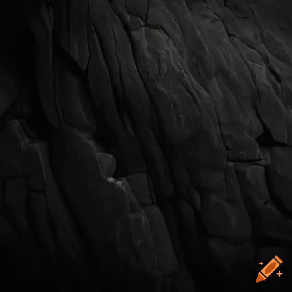 Smooth dark rock wall texture background on Craiyon