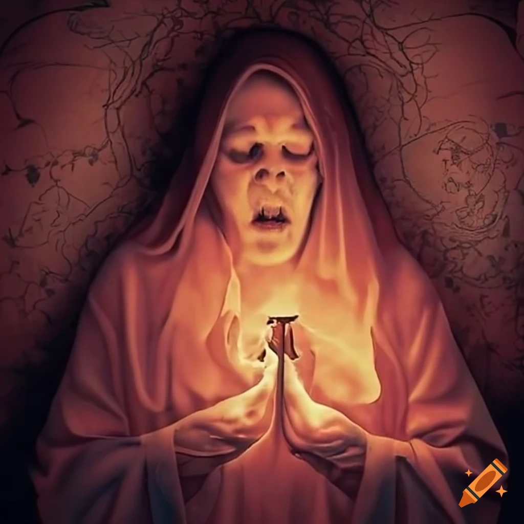 Image representing religious trauma on Craiyon