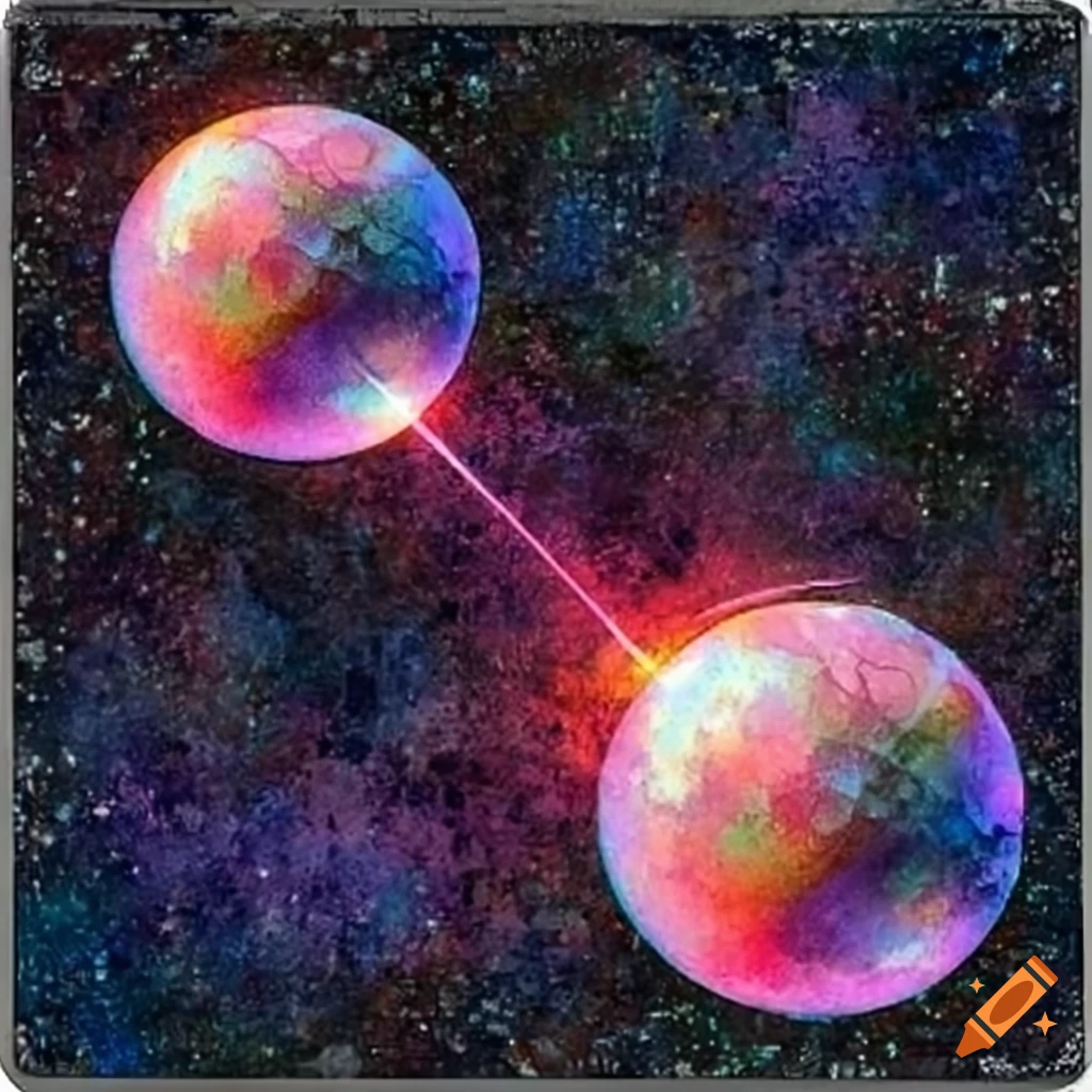 Quantum physics and technology concept with advanced lighting effects ...