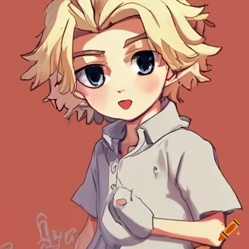 Chibi mikey character art on Craiyon