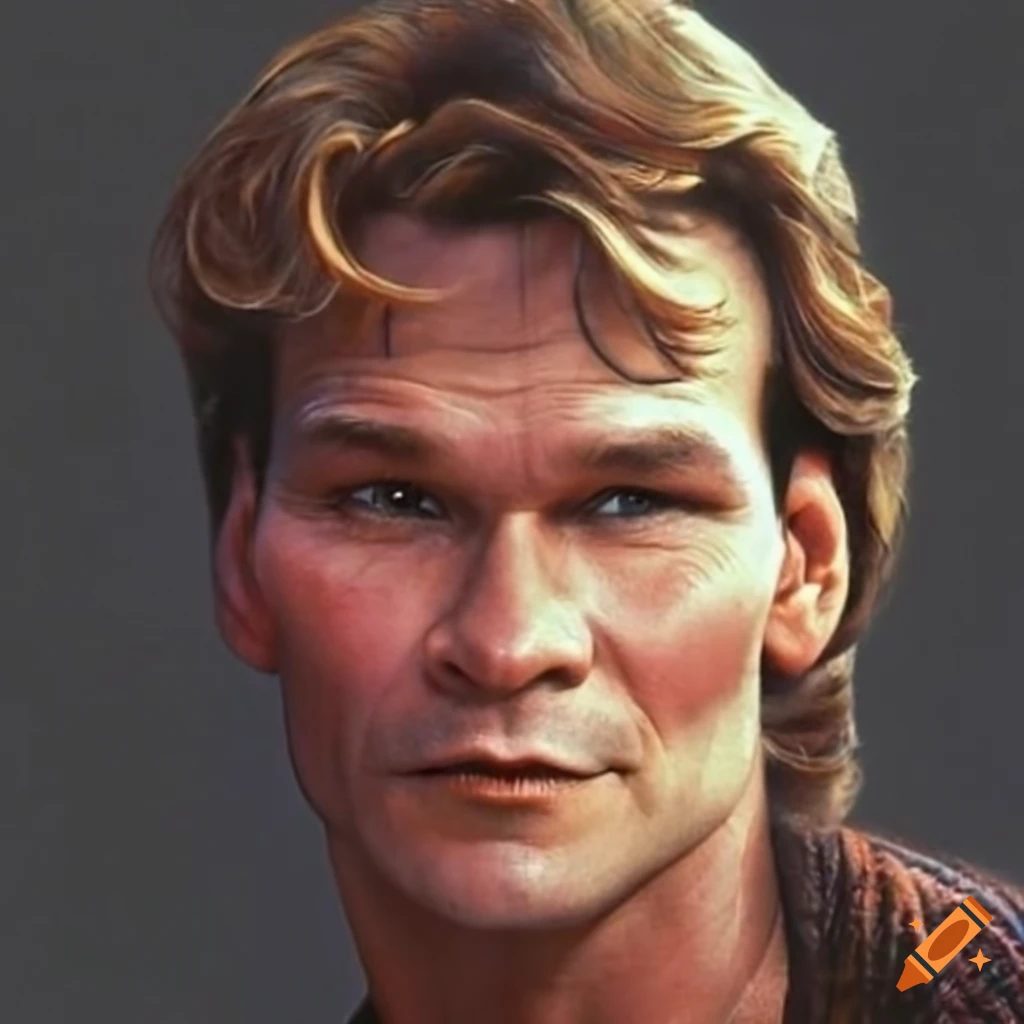 Photo of dancer and actor patrick swayze on Craiyon