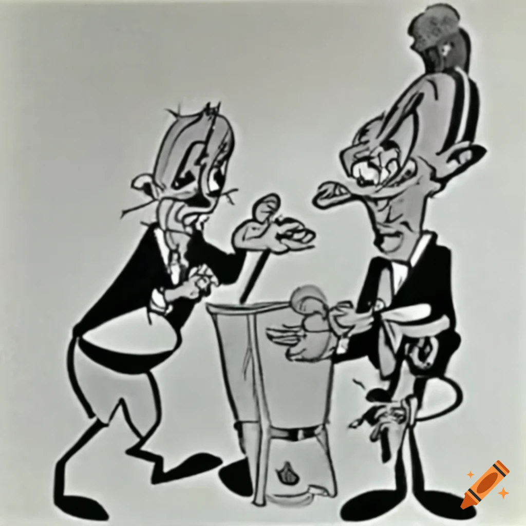 1960s cartoon the funny company on Craiyon