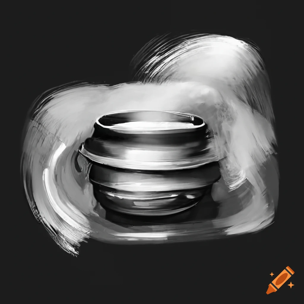 Close-up of a camera lens on Craiyon