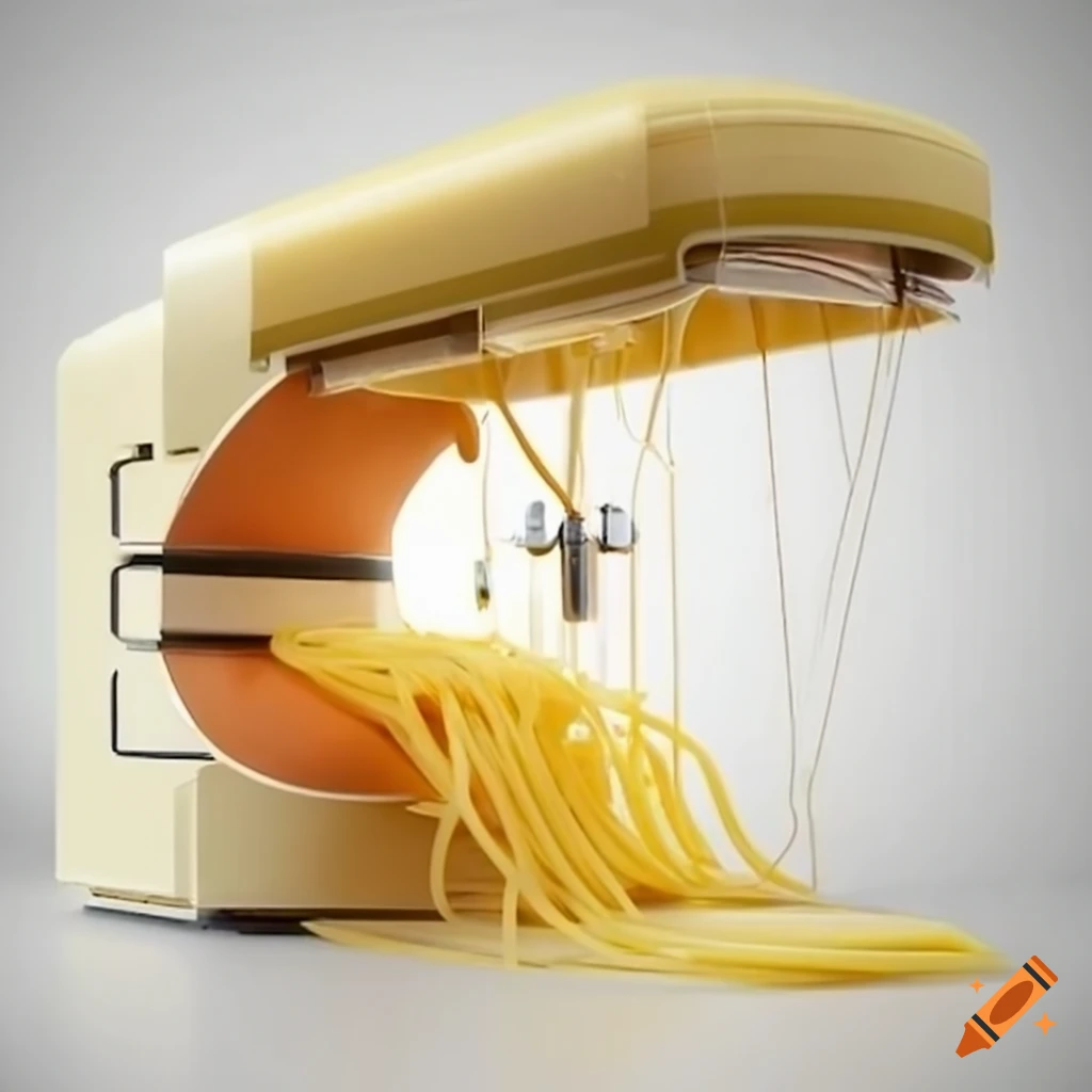 Medical linear accelerator made of spaghetti on Craiyon