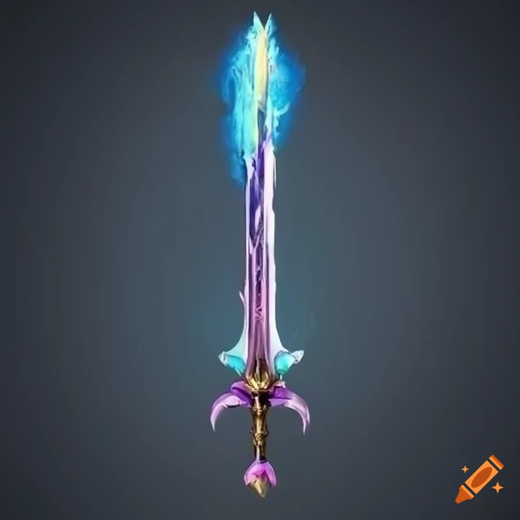 Fantasy magic sword on Craiyon