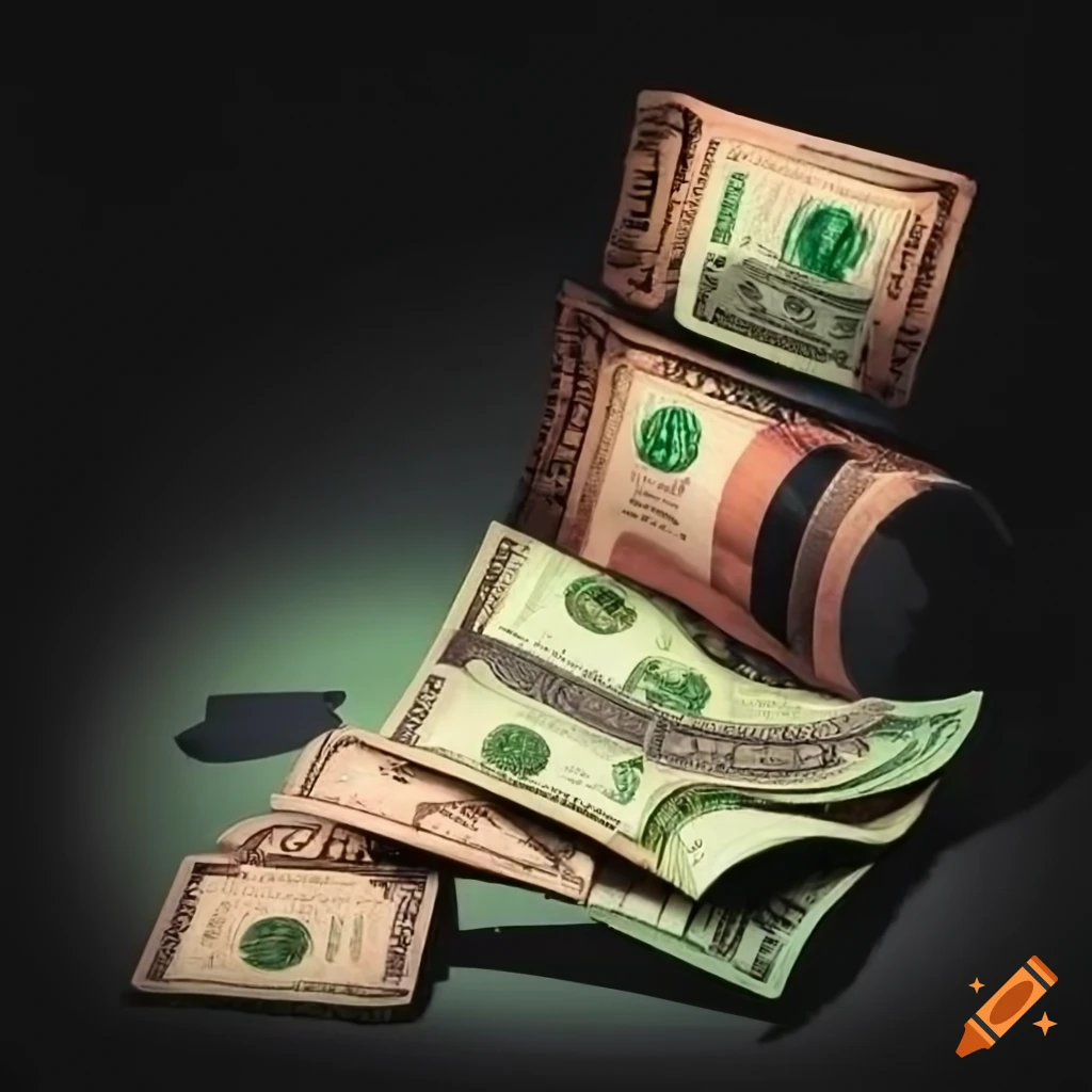 Money presentation slide background with various money-related topics ...