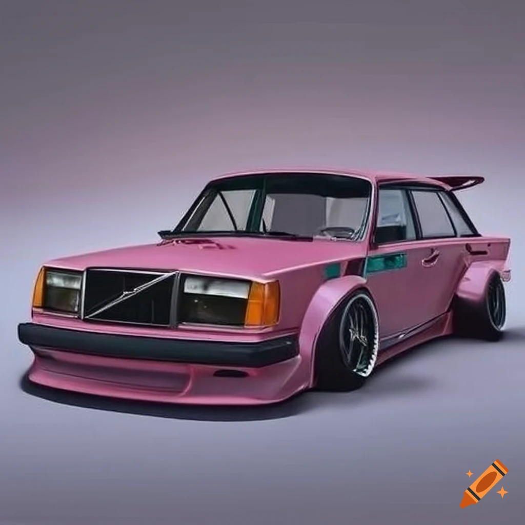 Volvo 240 with dtm widebody kit on Craiyon