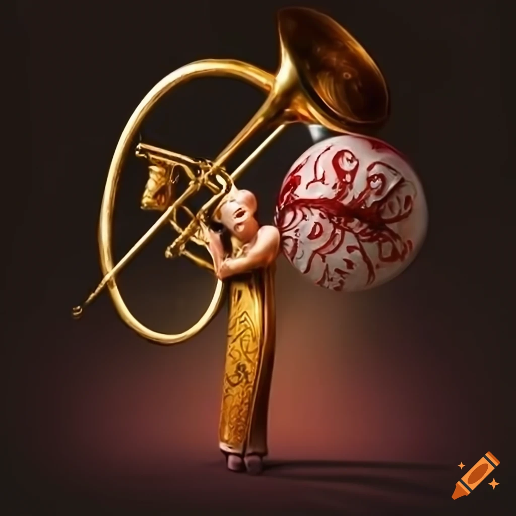 Trombone and chinese zodiac on Craiyon