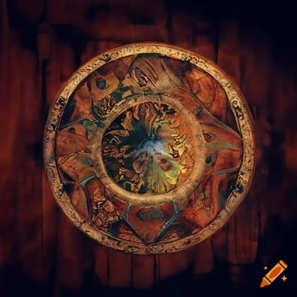 Spirit medicine wheel calendar on Craiyon