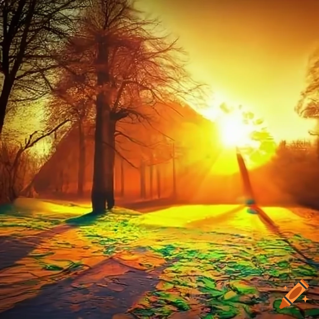 Fantastic sunny morning on Craiyon