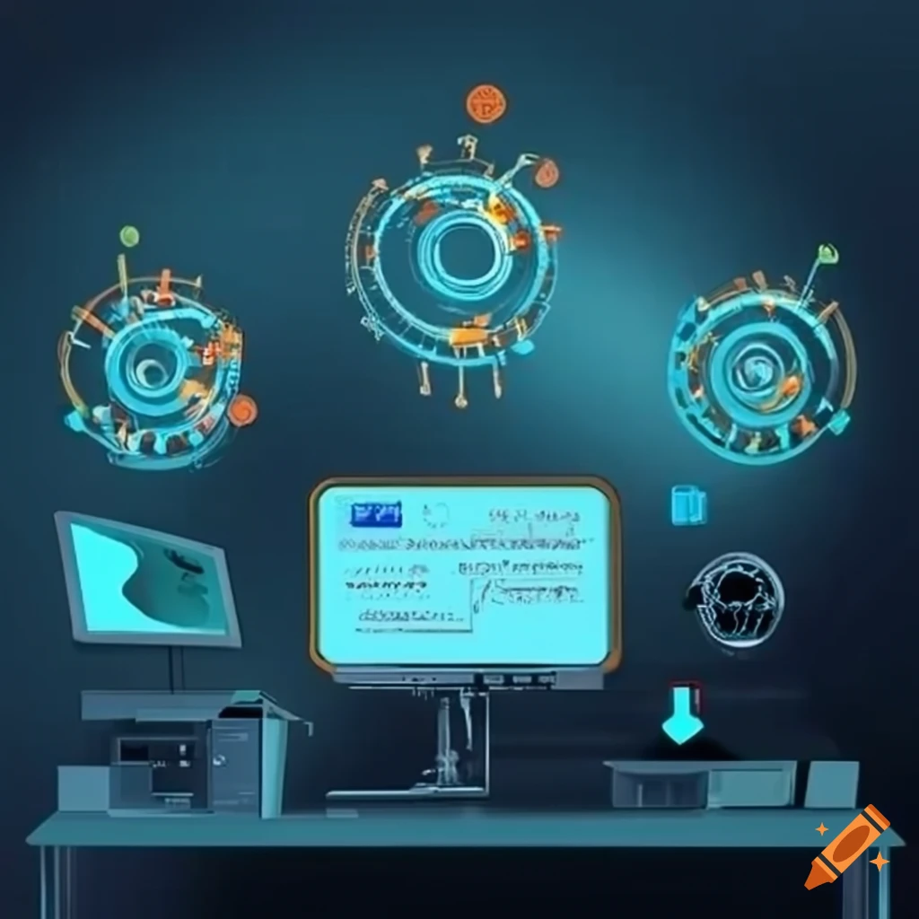 Automated auditing system drawing on Craiyon