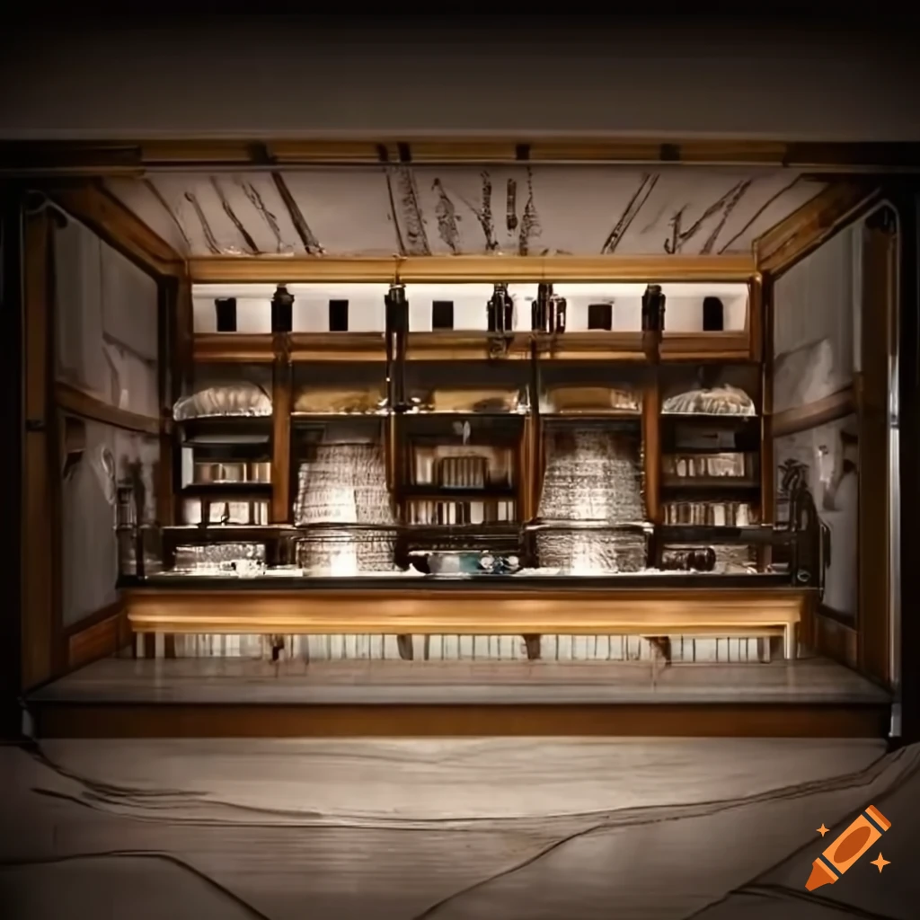 Givenchy modern futuristic old western store on Craiyon