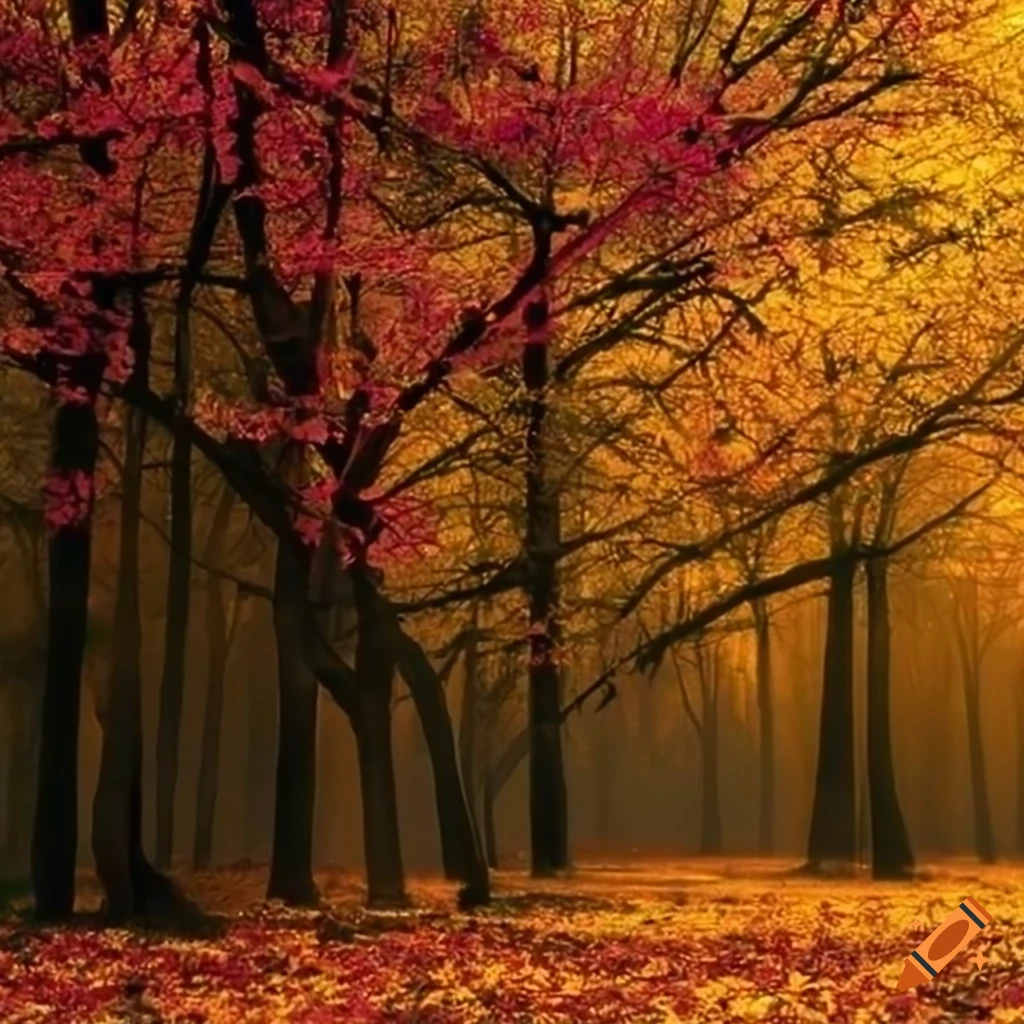 Spring-themed wallpaper creation with budding leaves and tree branches ...