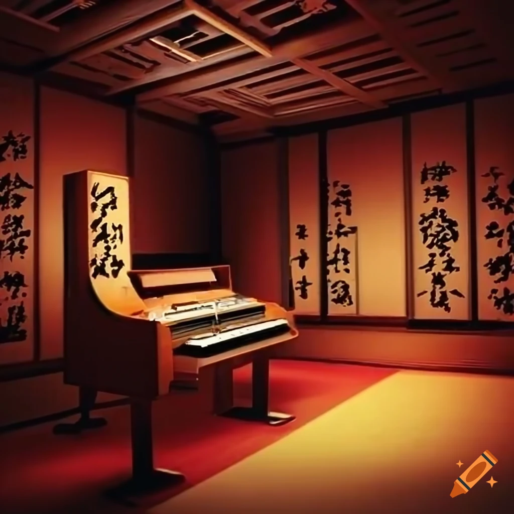 Japanese dojo music studio on Craiyon
