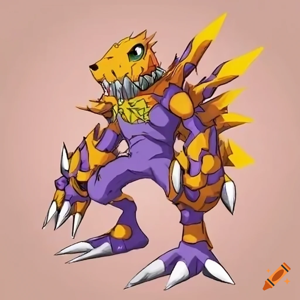 Invented digimon character on Craiyon