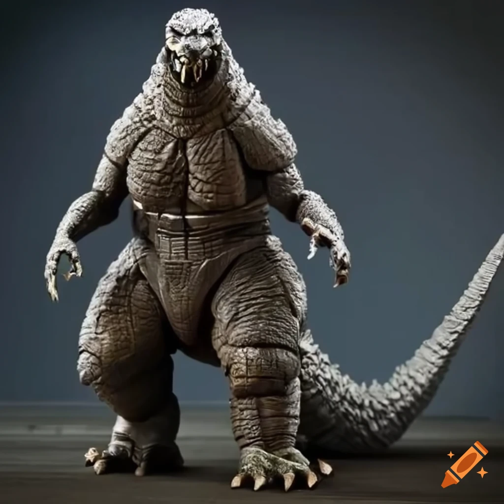 Invincible heavily armored Godzilla by Legendary Pictures on Craiyon