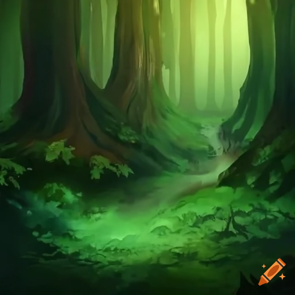 Enchanting magic forest on Craiyon