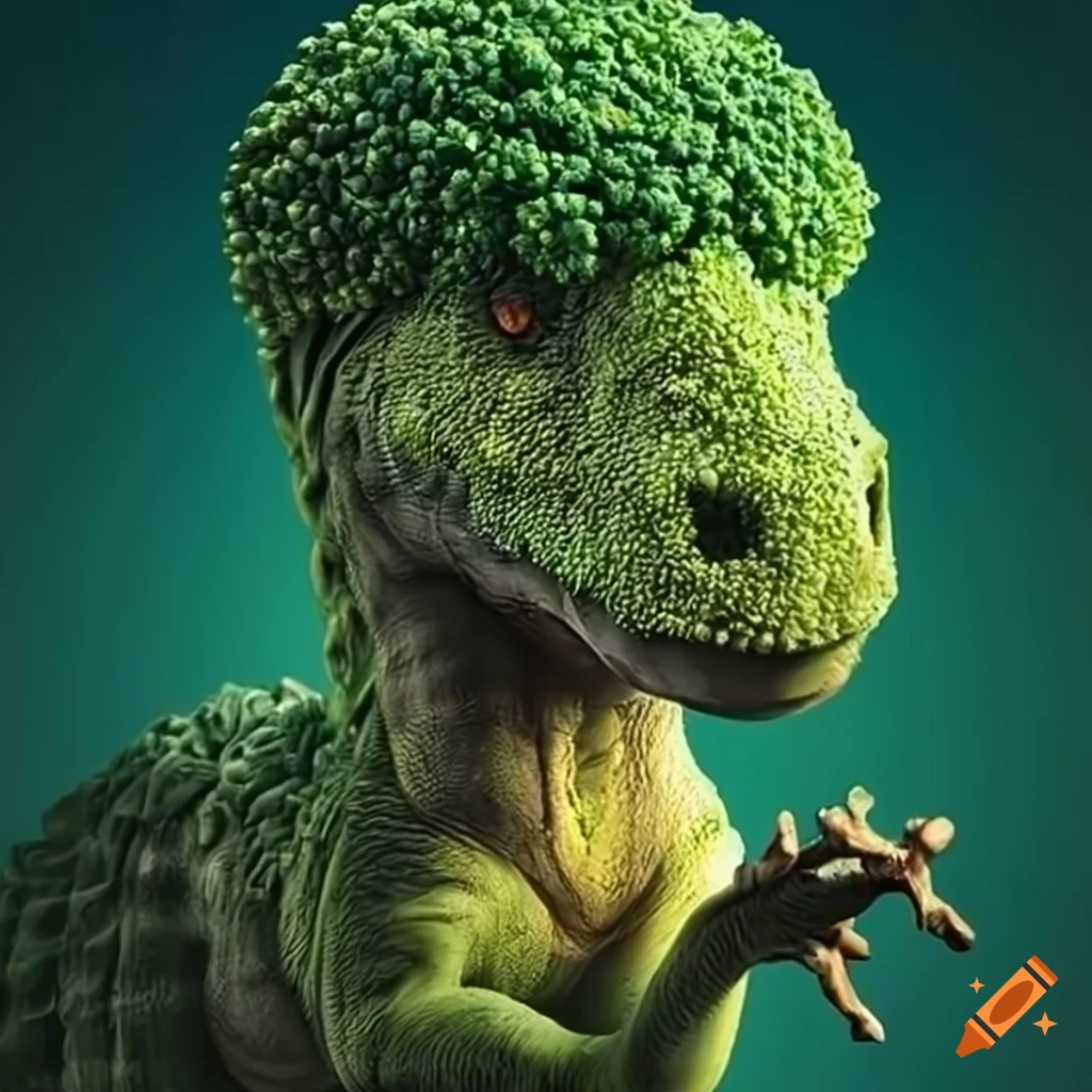 Broccoli dinosaur on Craiyon