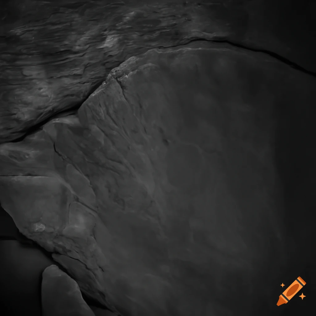 Smooth dark rock wall texture on Craiyon