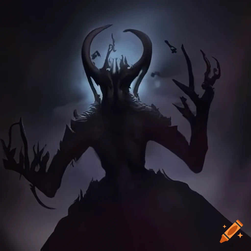 Shadow demon on Craiyon