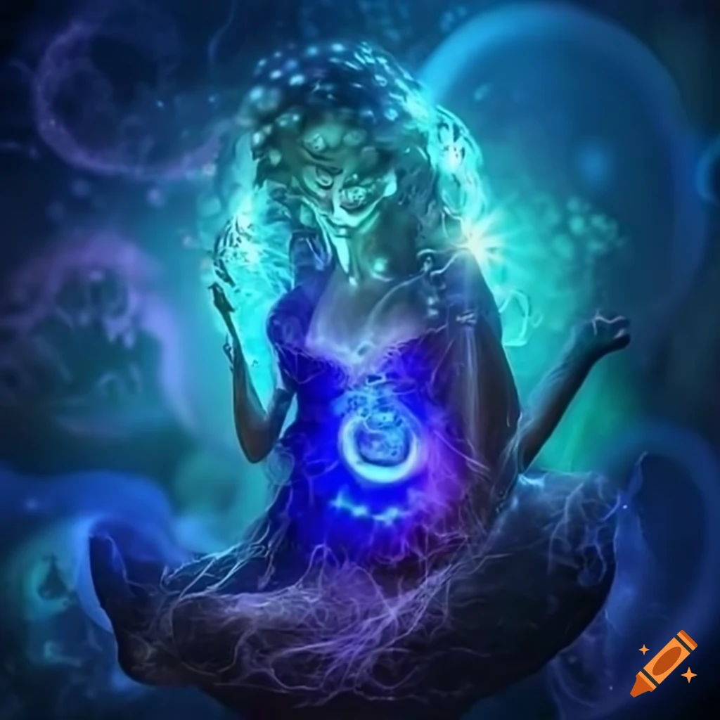 Cancer zodiac elemental energy illustration on Craiyon