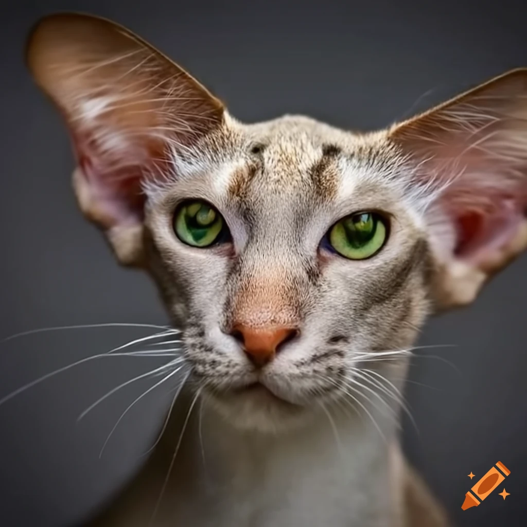 Oriental cat on Craiyon