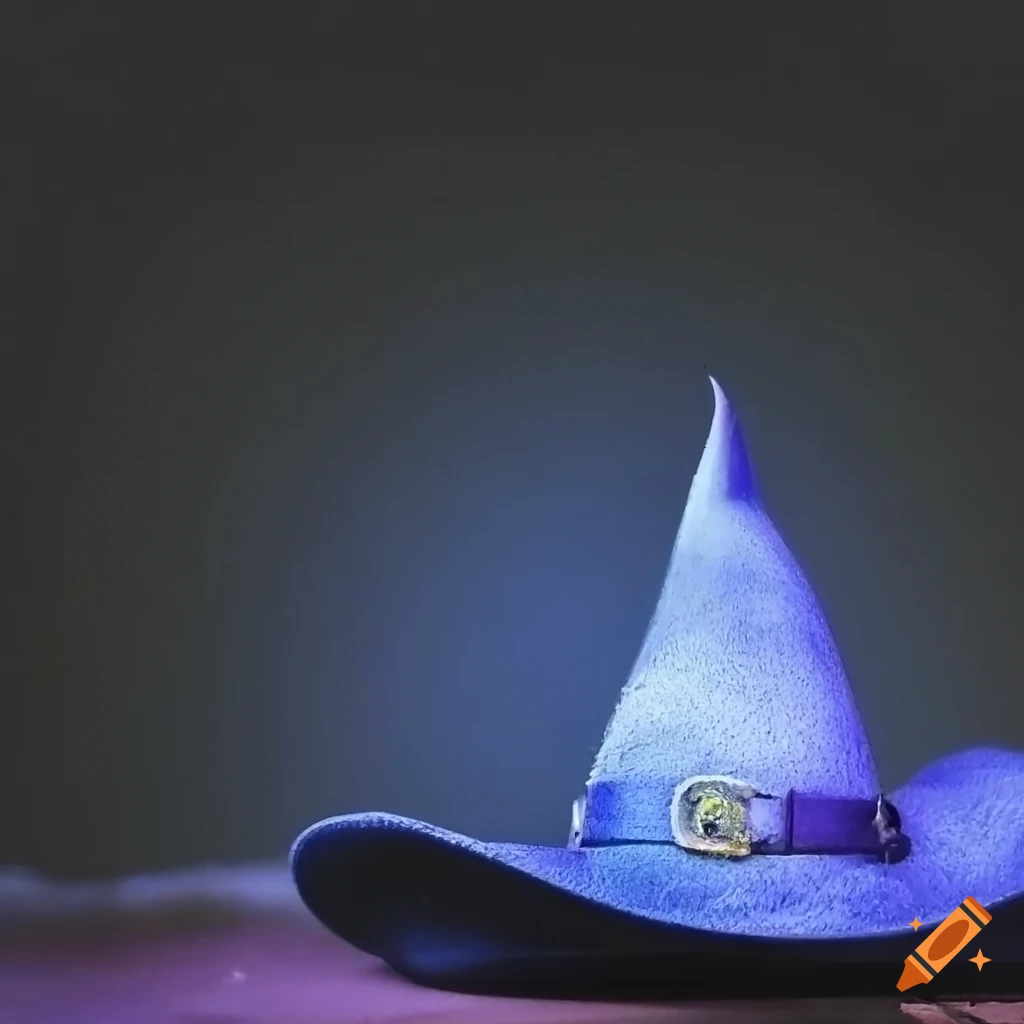 Fusion of wizard hat and cowboy hat on white canvas on Craiyon